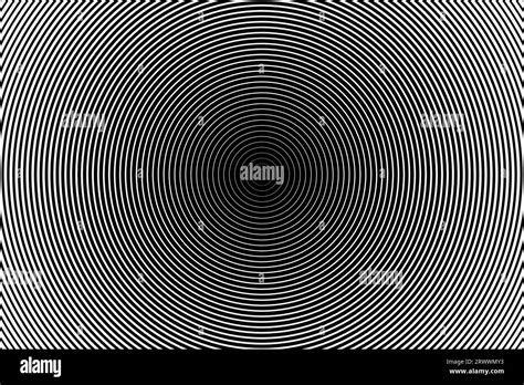 Concentric Circles Vector Template Dynamic Rings Hypnotic Pattern For Social Media Content