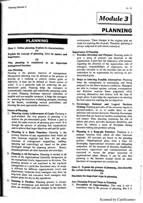 Pom Tp Solved Mod 3 4 Module For Ktu Babes Principle Of Management Studocu