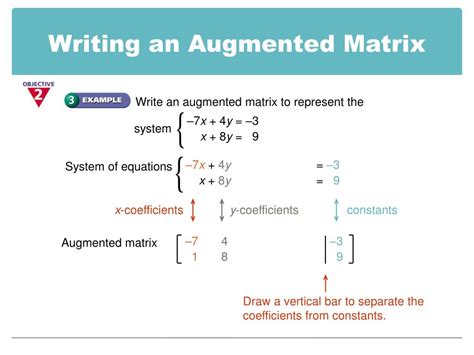 Ppt 4 8 Augmented Matrices And Systems Powerpoint Presentation Free