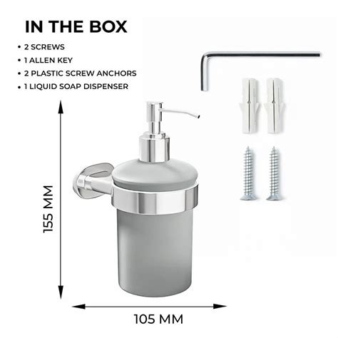 Wall Mount Manual Brass Liquid Soap Dispenser Refill Bottle At ₹ 1650