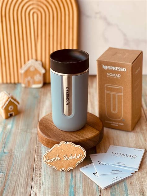 تراول ماگ اورجینال نسپرسو Nespresso آبی فروشگاه اینترنتی خانه شکلاتی