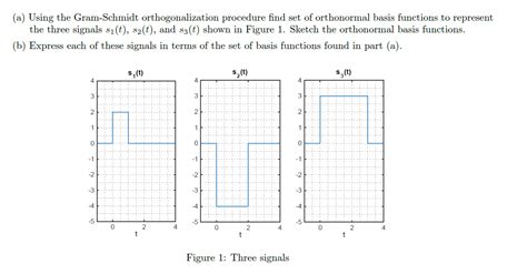 A Using The Gram Schmidt Orthogonalization