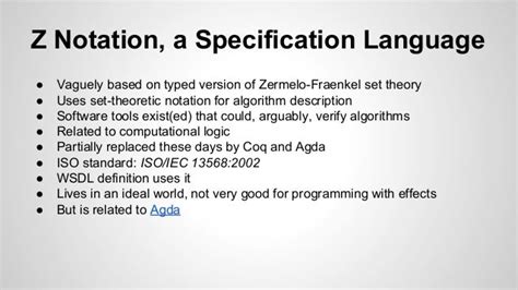 formal methods 4 z notation