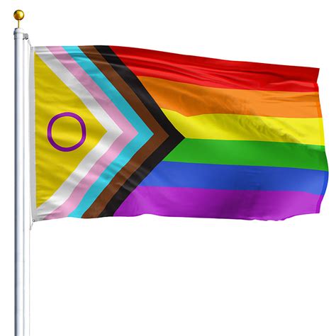 4 X 6 Intersex Inclusive Nylon Eder Flag