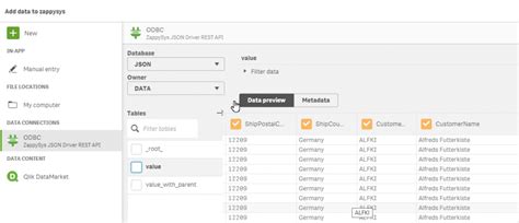 Qlik REST Connector Examples Read JSON XML API ZappySys Blog