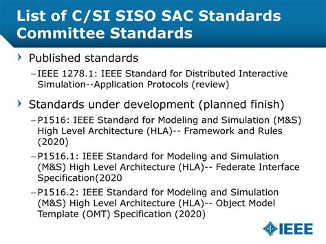 C SI SISO SAC Standards Committee Sponsor Chair Marcy Stutzman Ppt Download