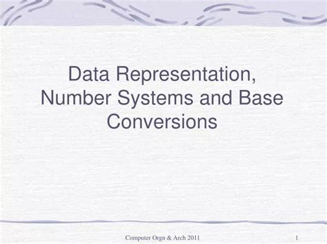 Ppt Data Representation Number Systems And Base Conversions Powerpoint Presentation Id3077820