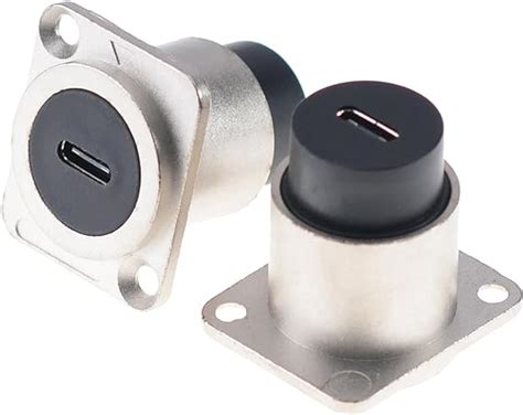 Amazon Com Hangton Pack Usb C Type C Panel Socket Coupler Waterproof Connector Inline Cable