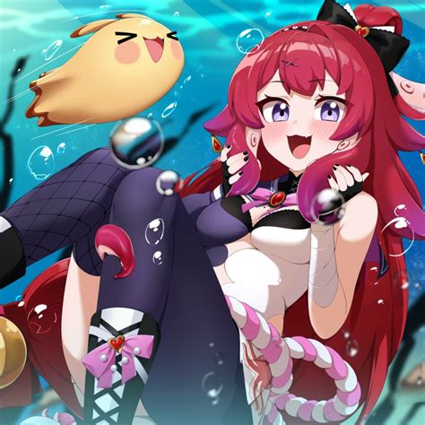 Nano Nanojyaa Indie Virtual Youtuber Highres 1girl 3 Air Bubble Bandaged Arm Bandages