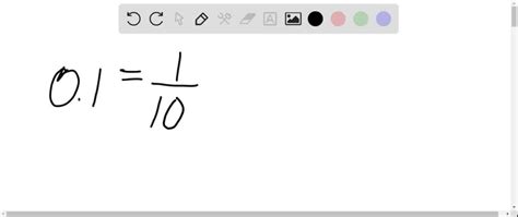 SOLVED Write Each Decimal Using A Negative Exponent 0 1 Numerade