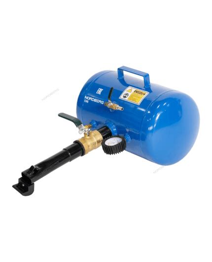 Professional tyre inflating gun liquid gauge NORDBERG Ti62