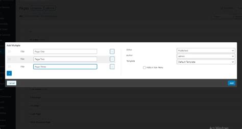 how to use nested pages for better wordpress page management