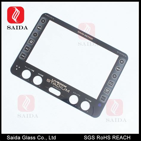 2 3mm Tempered Silk Screen Glass Front Bezel For Touch Panel Pc Saida