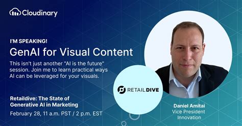cloudinary on linkedin ai marketing retaildive generativeai