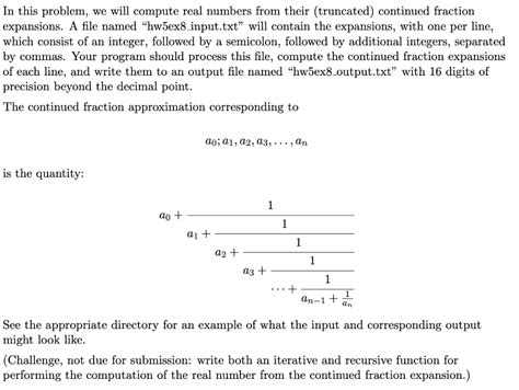 Solved In This Problem We Will Compute Real Numbers From Chegg Com