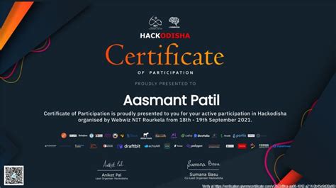 Aasmant Laxmikant Patil On Linkedin Hackathon Learning