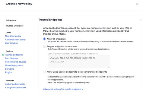Duo Trusted Endpoints Duo Security