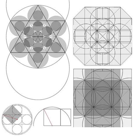 The X And X Grid Relationship And Grid Layouts Sacred Geometry Graphic Design