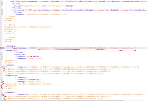 Bug Missing Multiple Stack Traces For Assert Multiple Nunit In Azure Pipeline Test