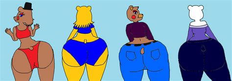Big Booty Ladies From Fnaf 4 By Ant D On Deviantart