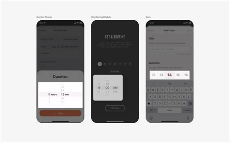 Time Picker Ui Design Best Practices Design Variants And Examples Mobbin