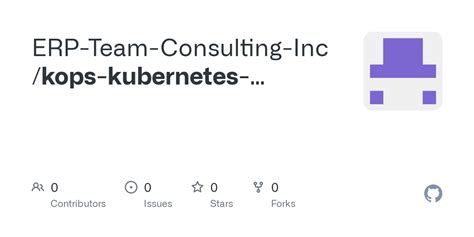 github erp team consulting inc kops kubernetes cluster setup aws