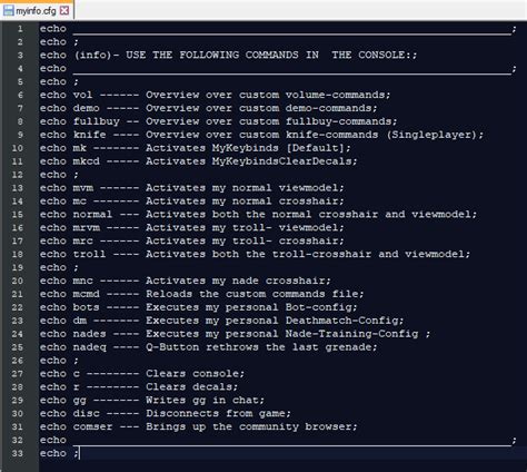 methods inside config file take for example the given config is there