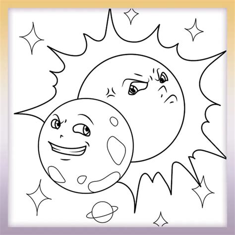 Solar Eclipse Coloringbookpics