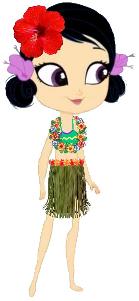 Youngmee Song In Her Swimsuit And Hula Outfit Png By 1543ghbnuy On