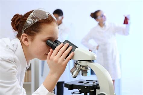 Woman Microscope Images Free Download On Freepik