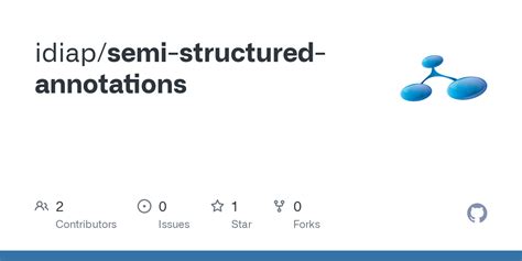Github Idiapsemi Structured Annotations
