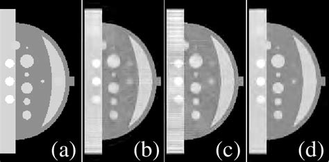 the true image a and the images reconstructed by use of b pocs c
