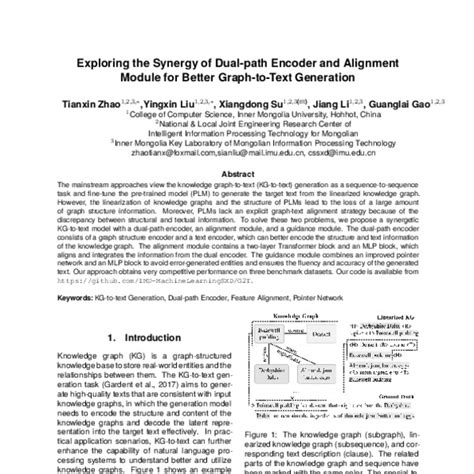 Exploring The Synergy Of Dual Path Encoder And Alignment Module For Better Graph To Text