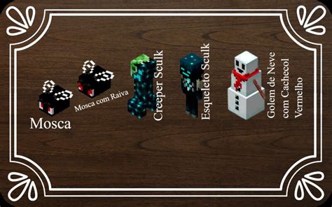 Mobs Modificados Pacote De Texturas Minecraft Texture Pack