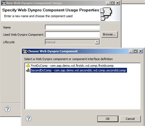 Integrate One Wdj Component To Another In Netweave Sap Community