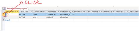 Open Record From Data Sheet View Access World Forums