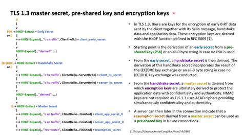 tls essentials 29 tls 1 3 master secret psk encryption keys and hkdf