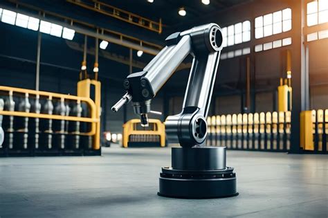 Premium Photo Robot Arm Cnc Automation Handling System For Industrial Manufacturing