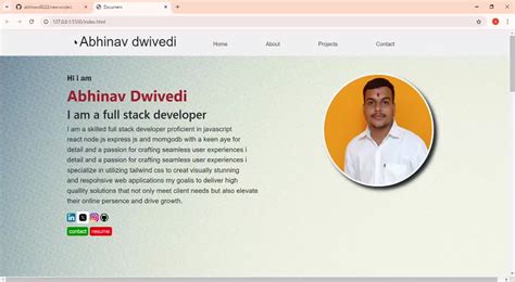Abhinav Dwivedi On Linkedin Portfolio Webdesign Webdevelopment Coding Php Reactjs