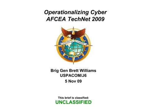 Ppt Operationalizing Cyber Afcea Technet 2009 Powerpoint Presentation Id 563083