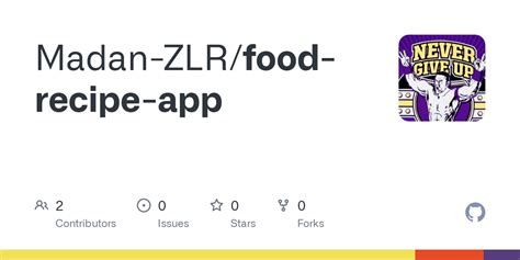 github madan zlr food recipe app