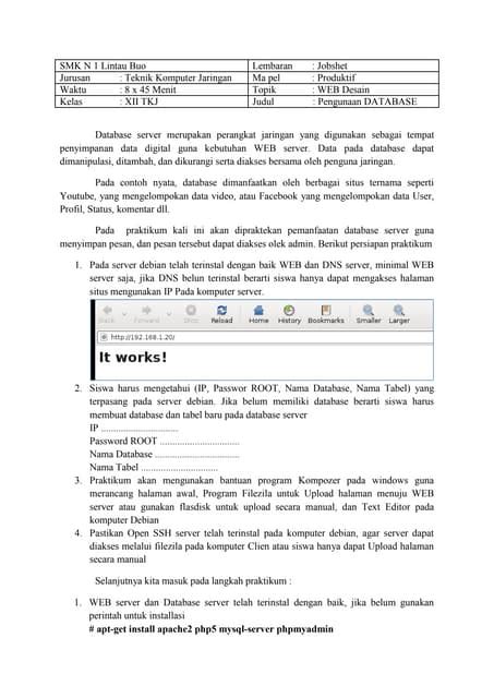 langkah langkah menginstall maria db penerapan ddl dan dml pdf