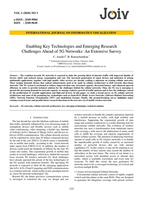 Pdf Enabling Key Technologies And Emerging Research Challenges Ahead