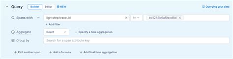 Use The Unified Query Builder Lightstep Observability Learning Portal