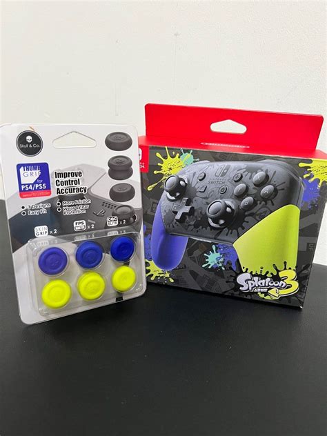 Splatoon 3 Pro Controller Set For Nintendo Switch Video Gaming Video