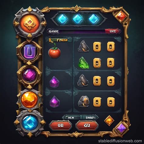 Game Ui Design Stable Diffusion Online