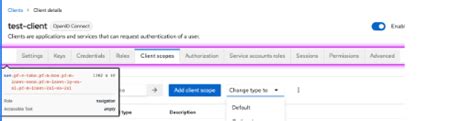 accessibility clients list moderate issues · issue 17701 · keycloak