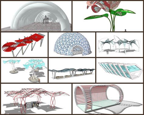 💎【sketchup Architecture 3d Projects】10 Types Of Creative Landscape Str