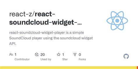 Github React Zreact Soundcloud Widget Player React Soundcloud