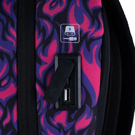 Plecak MŁodzieŻowy Do SzkoŁy Wielokolorowy Anime Styl Usb Kite